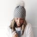Crochet Pattern - Remington Diamond Cable Hat / Toque / Beanie by ...