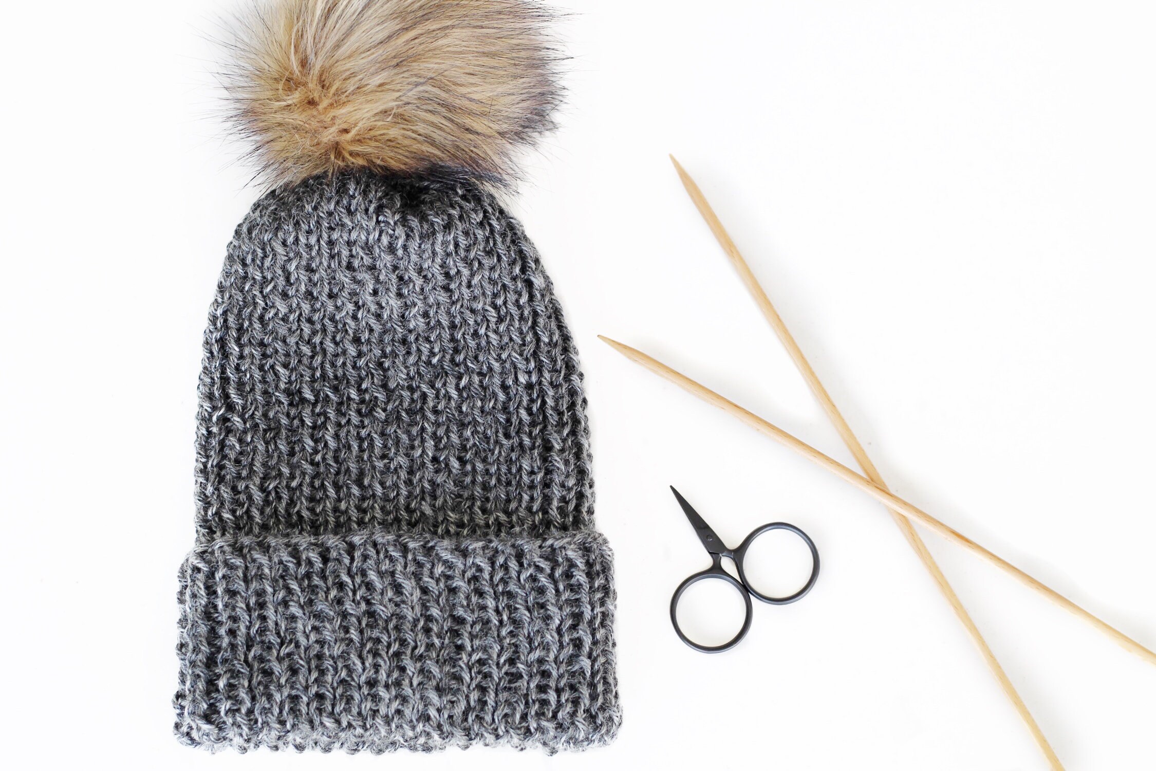 Knitting Pattern Ryker Ribbed Hat / Toque / Beanie by - Etsy