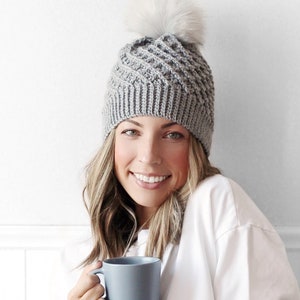 Crochet Pattern - Remington Diamond Cable Hat / Toque / Beanie by ...