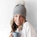 Crochet Pattern - Remington Diamond Cable Hat / Toque / Beanie by ...