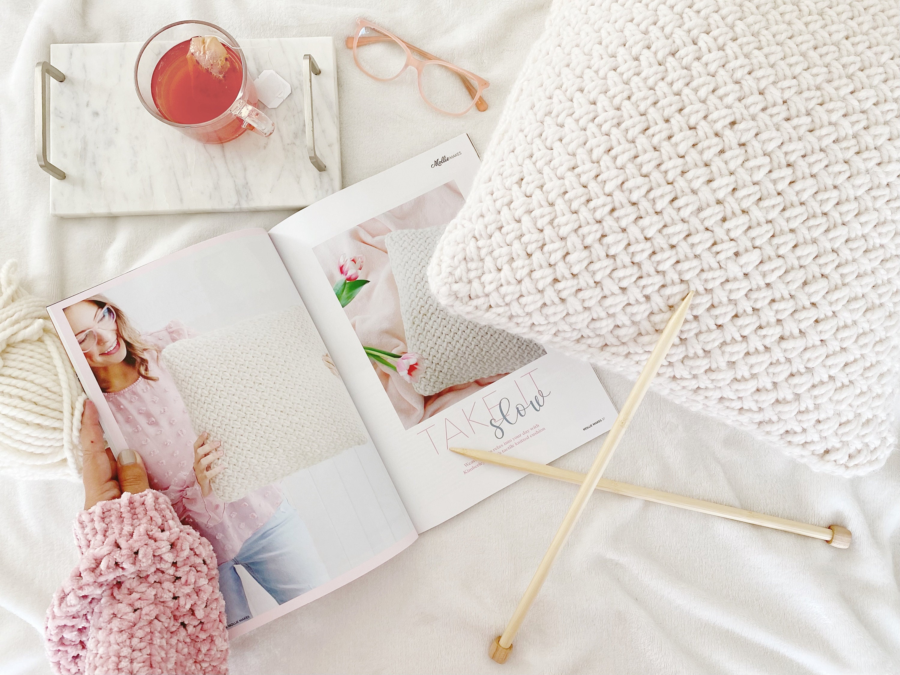 Knitting Pattern - Piper Wicker Stitch Pillow Cover - Etsy