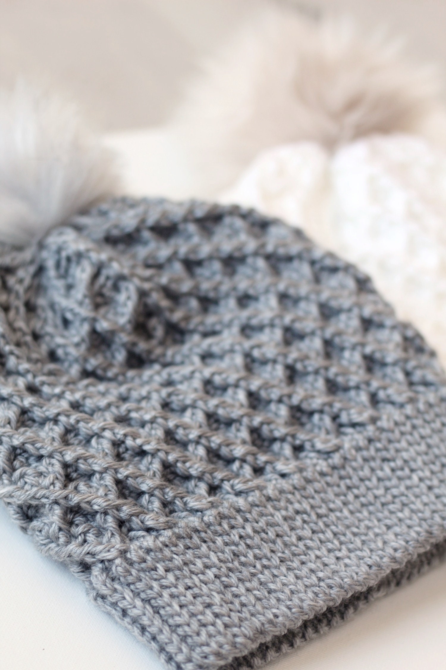 Crochet Pattern - Remington Diamond Cable Hat / Toque / Beanie by ...