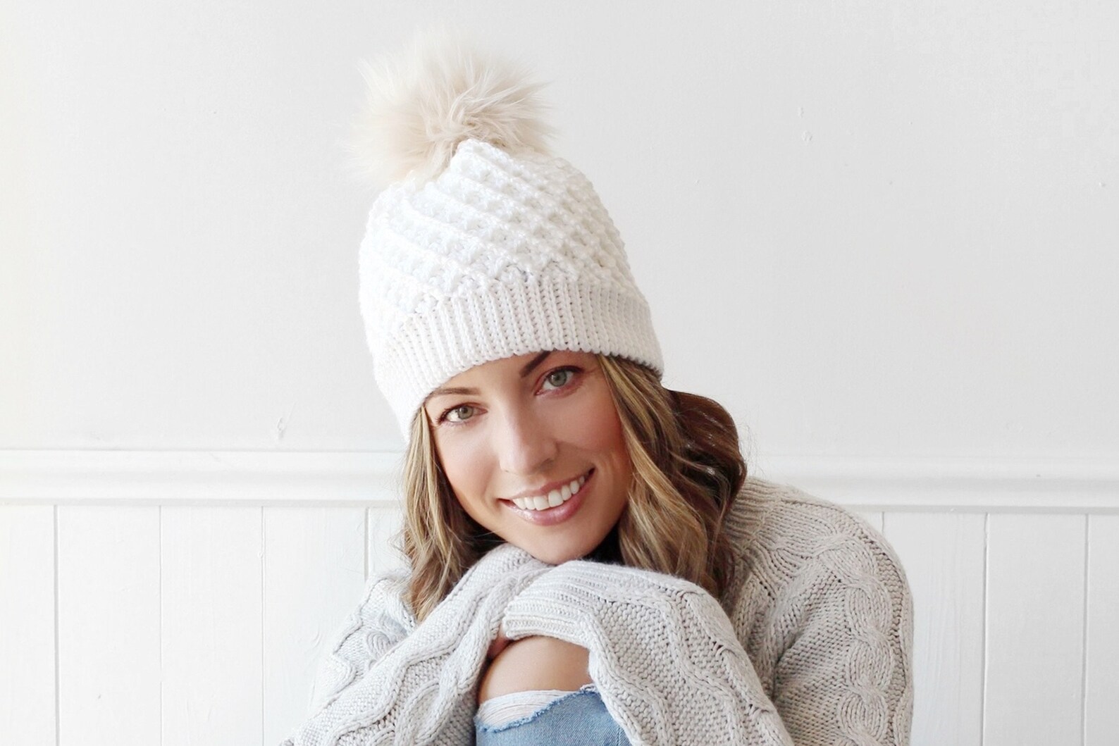 Crochet Pattern - Remington Diamond Cable Hat / Toque / Beanie by ...