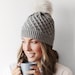 Crochet Pattern - Remington Diamond Cable Hat / Toque / Beanie by ...
