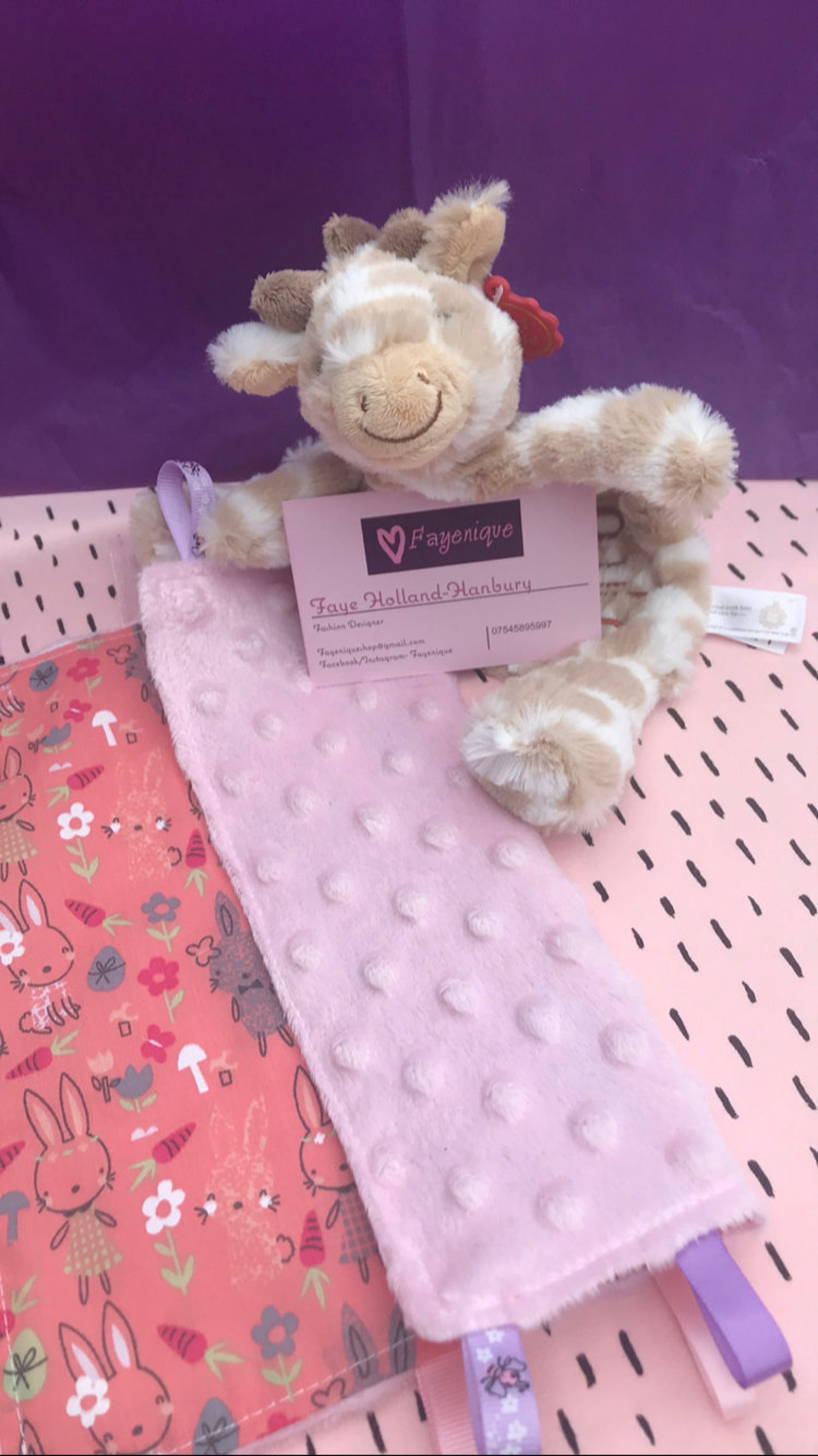 Baby pink comforter taggies blanket baby shower gift pink | Etsy