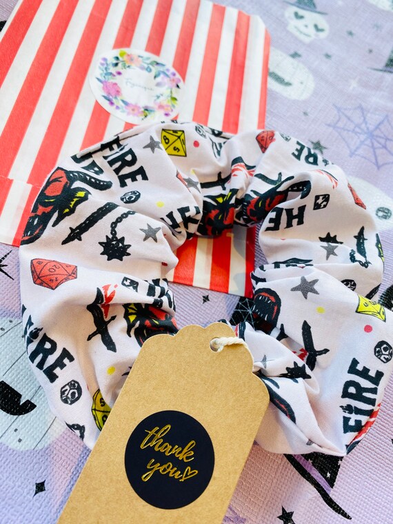 Stranger Things Scrunchies Inspired DND birthday Gift - Etsy
