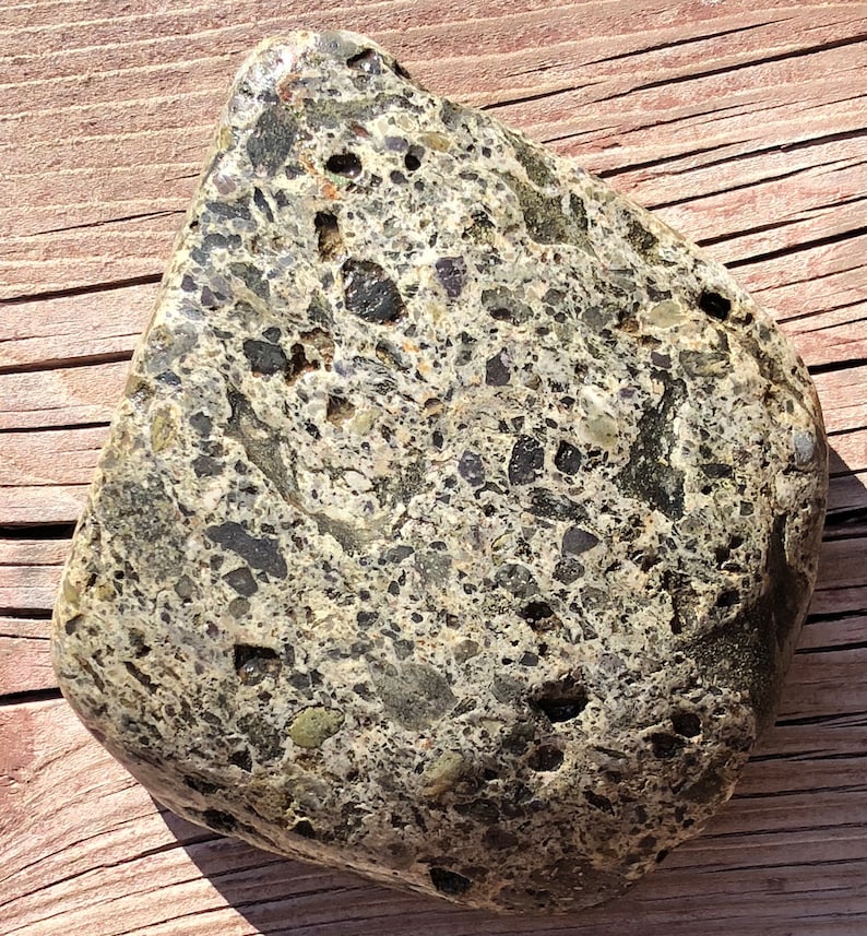 Montana Polymictic Breccia Tear Drop Shape Specimen - Etsy