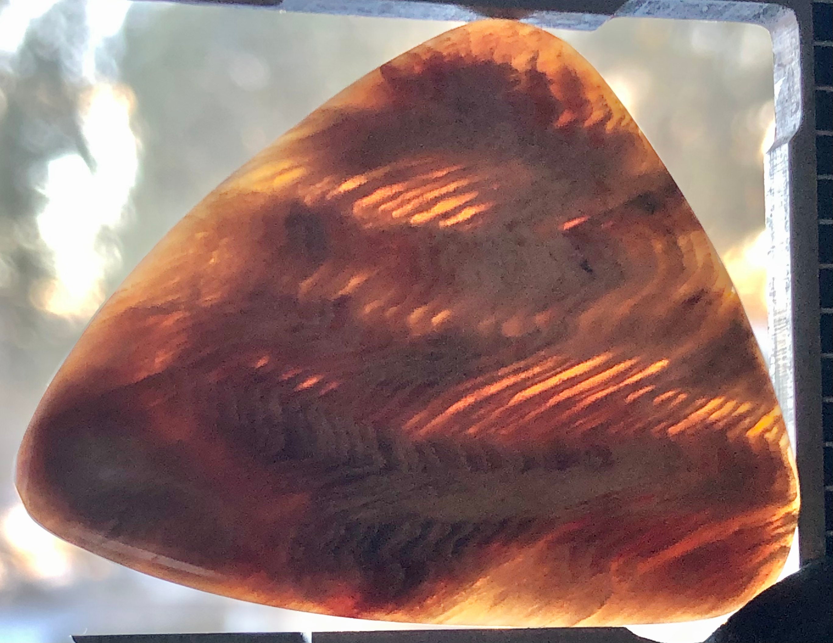 Shockwave Quartz Crystal Agate From Montana/impactite Cabochon - Etsy