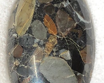 Montana Brecciated Jasper/eldorado Bar Impactite/cabochon Created by ...