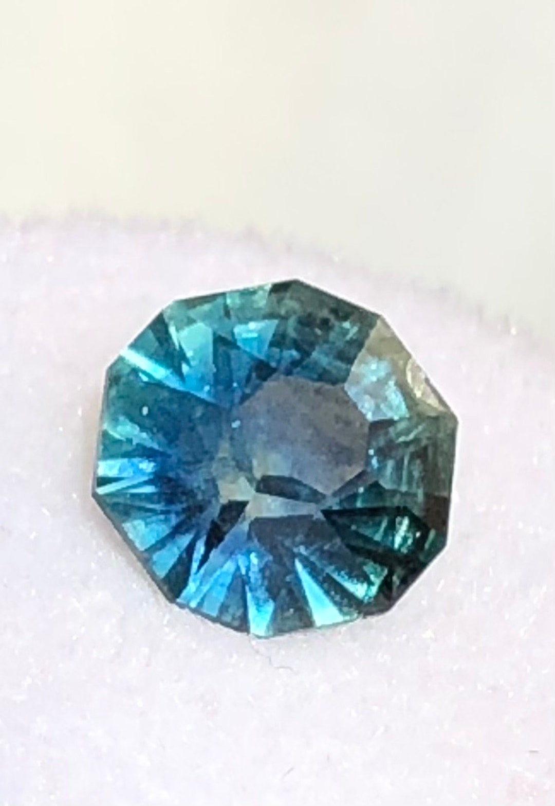 2.61ct Montana Teal Sapphire Custom Cut From the Blazengems Mine - Etsy