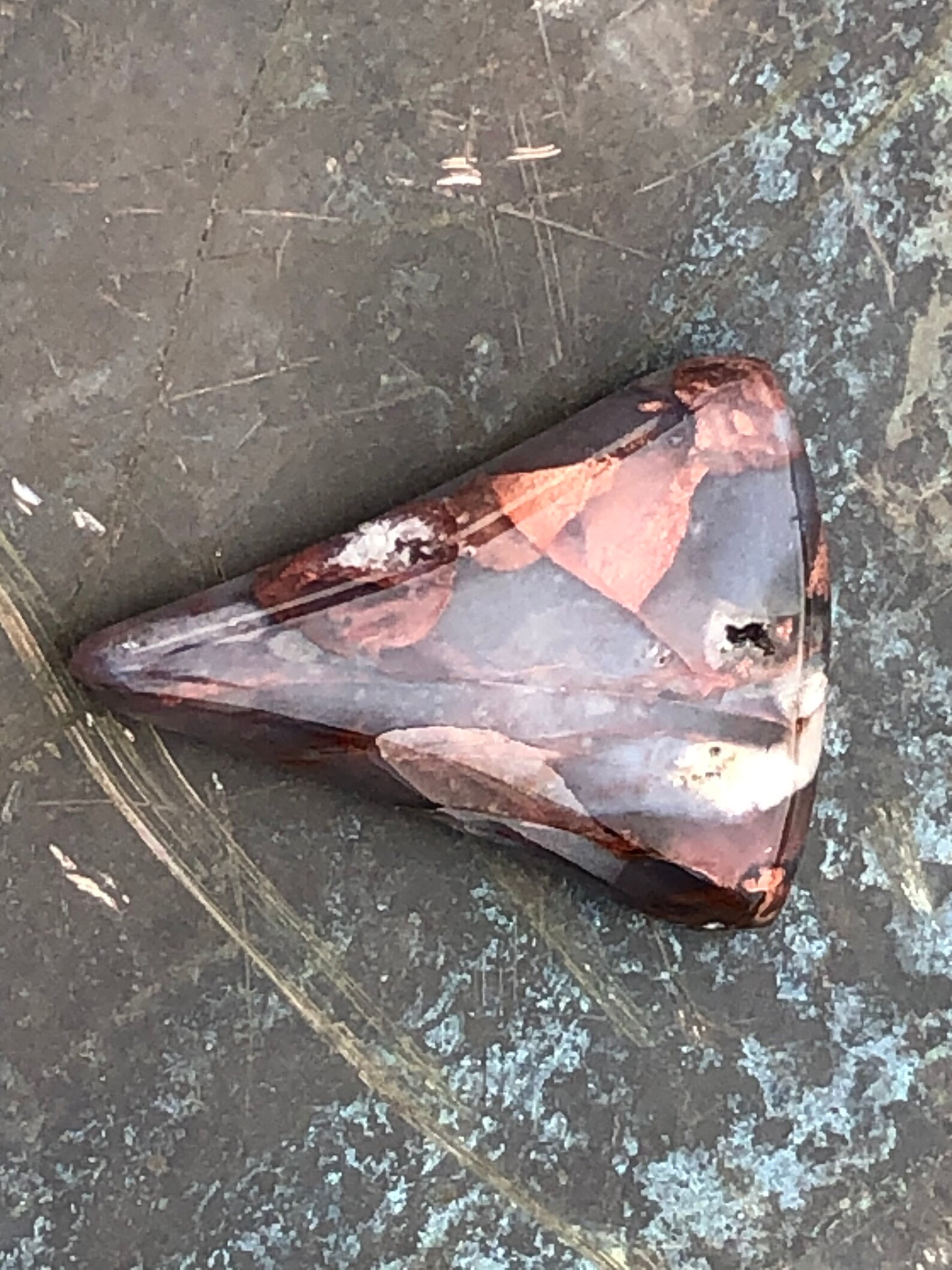 Native Copper Chalcedony Cabochon 18.34ct. - Etsy