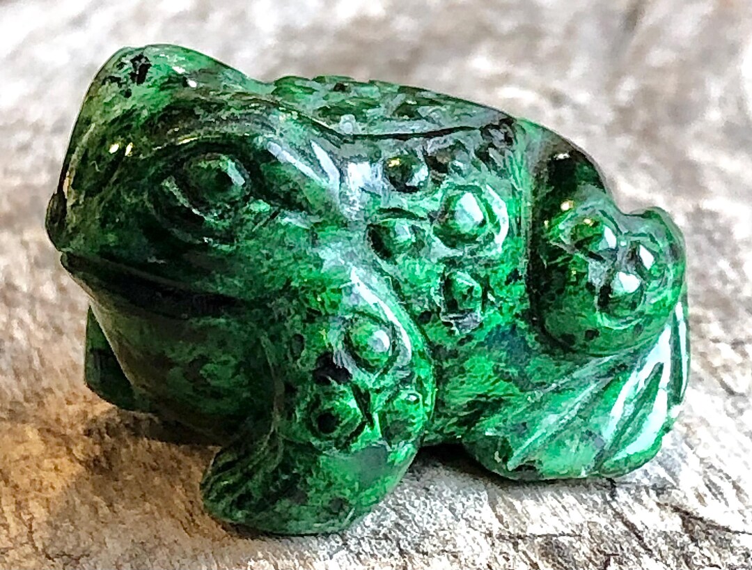 Maw Sit Sit Jade Lucky Frog Carving - Etsy
