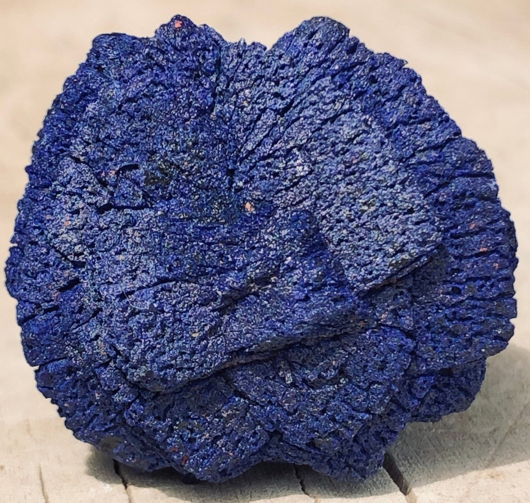 Azurite Natural Fibrous Rosette Specimen 33g - Etsy