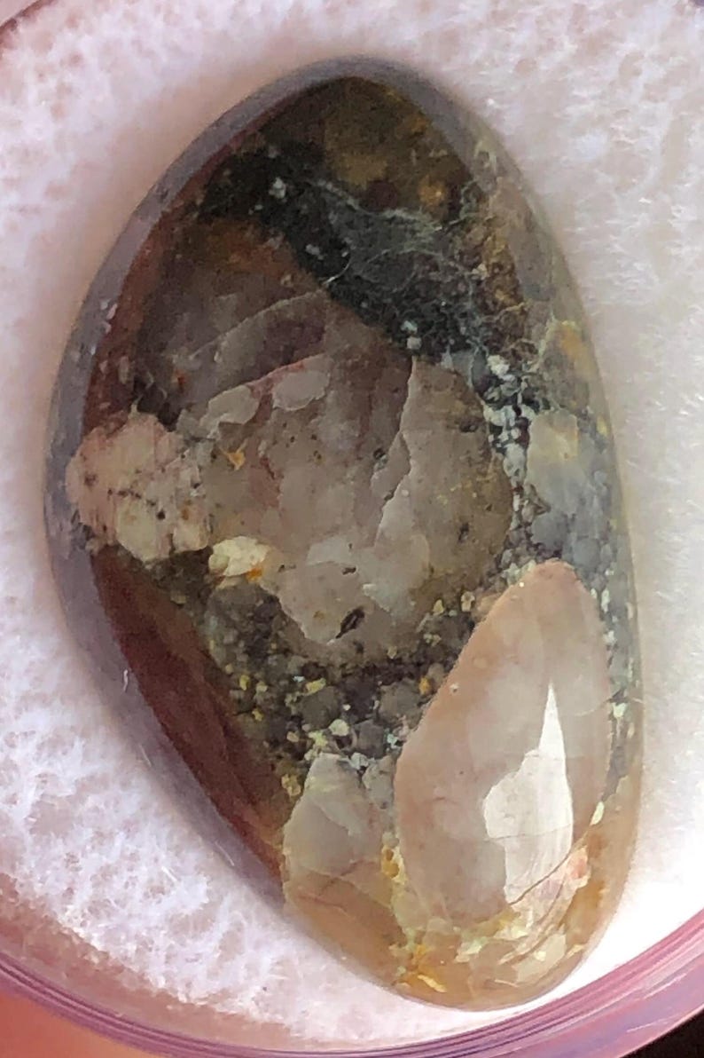 Montana Pudding Stone From the Blazengems Mine/cabochon Crafted by ...