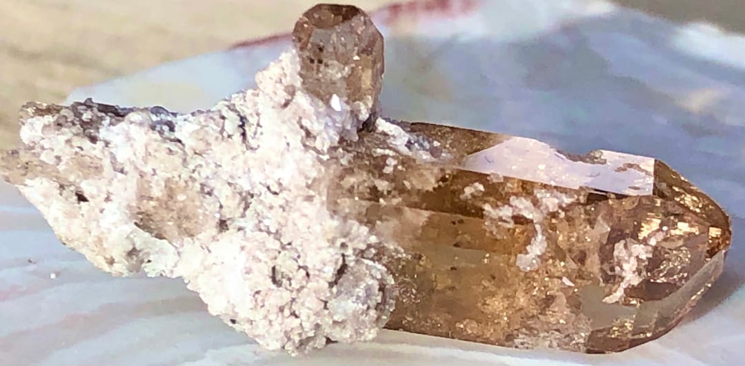 Imperial Utah Topaz Crystal Specimen 19.20ct - Etsy