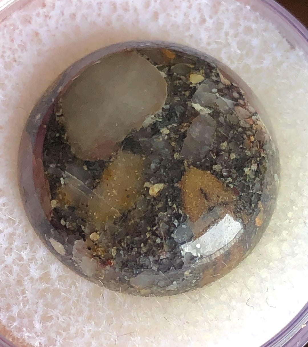 Montana Pudding Stone From the Blazengems Mine/cabochon Crafted by ...