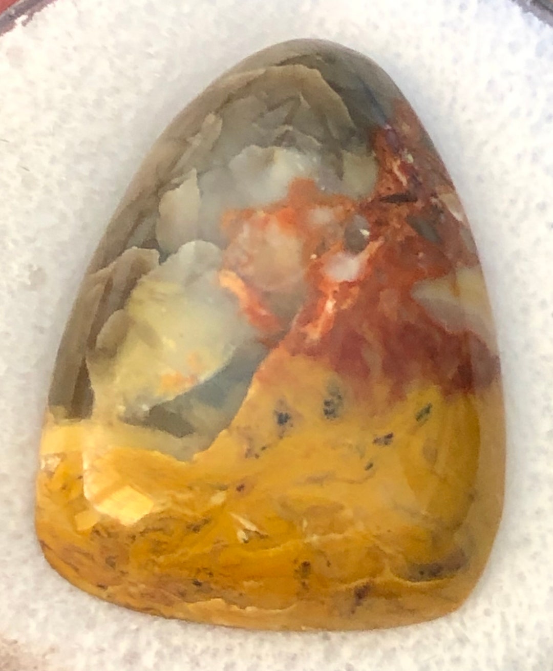 Montana Jasper/impactite From the Eldorado Sapphire Bar Mine/cabochon ...