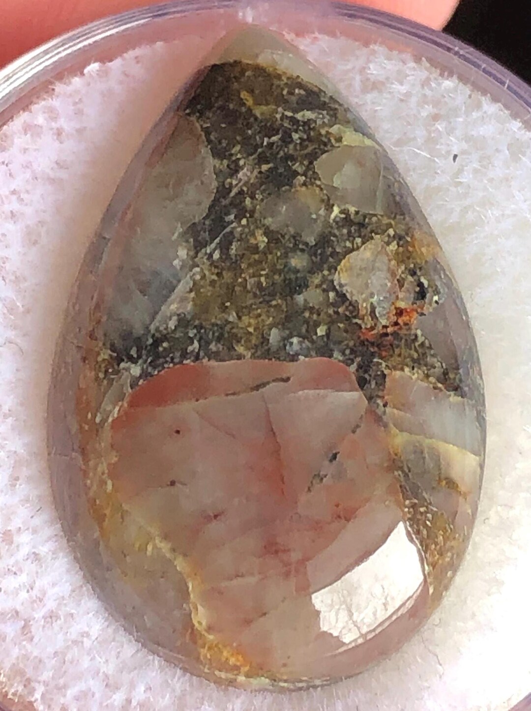 Montana Pudding Stone From the Blazengems Mine/cabochon Crafted by ...