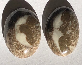 Montana Brecciated Jasper/eldorado Bar Impactite/cabochon Created by ...