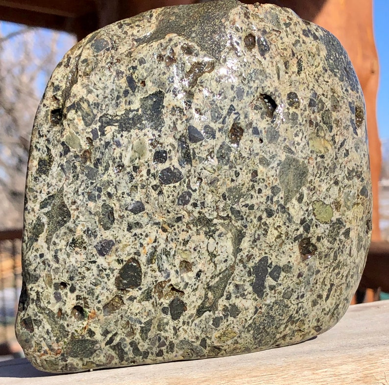 Montana Polymictic Breccia Tear Drop Shape Specimen - Etsy