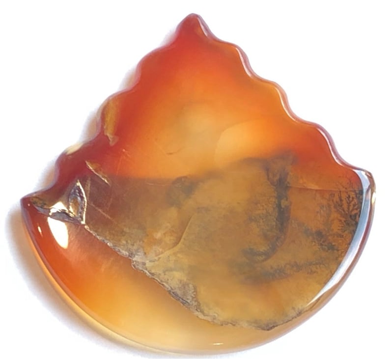Carnelian Dentrite Mountain Sunset/cabochon Crafted by Blaze - Etsy