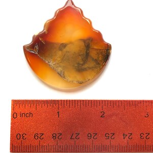 Carnelian Dentrite Mountain Sunset/cabochon Crafted by Blaze - Etsy
