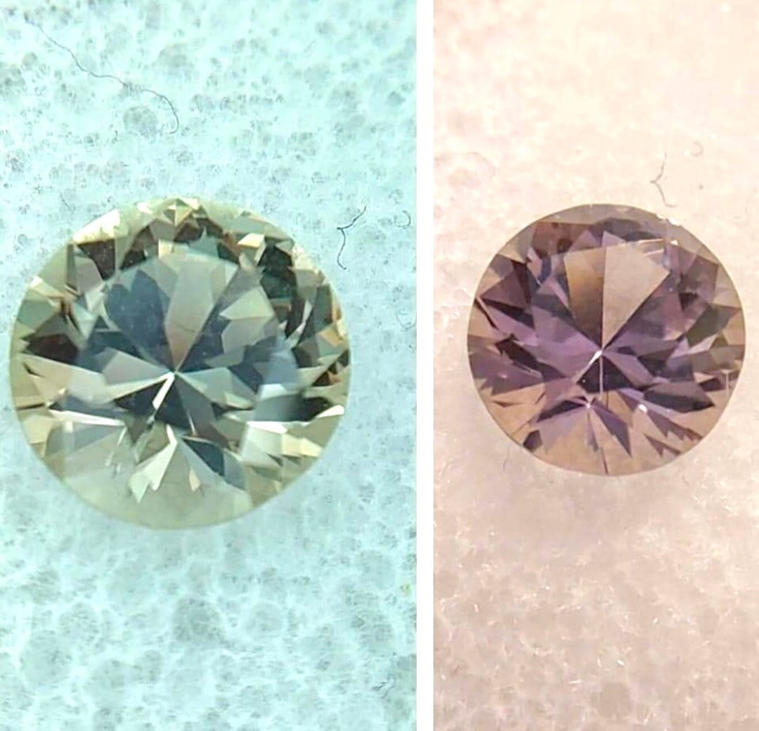 1.85ct Montana Sapphire Color Changing From the Blaze N Gems Mine at ...
