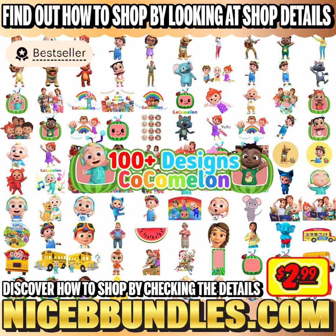 100 Files Coco-melon Png, Bundle, Coco-melon Png , Kids Png , Nursery ...