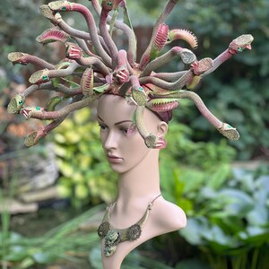 MADE TO ORDER 12 to 20 Days Medusa & Venus Flytrap Headpiece, Snake ...