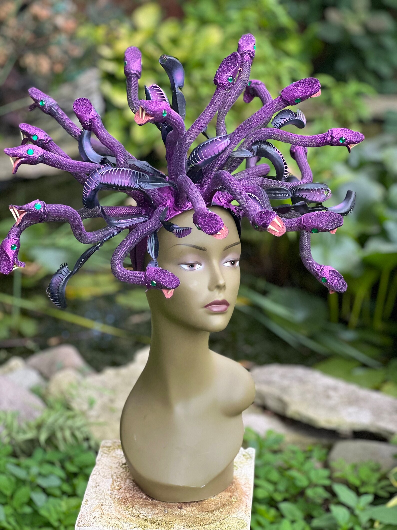 MADE TO ORDER 10 to 30 Days Medusa & Venus Flytrap Headpiece, Snake ...