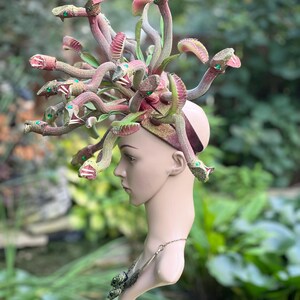 MADE TO ORDER 12 to 20 Days Medusa & Venus Flytrap Headpiece, Snake ...