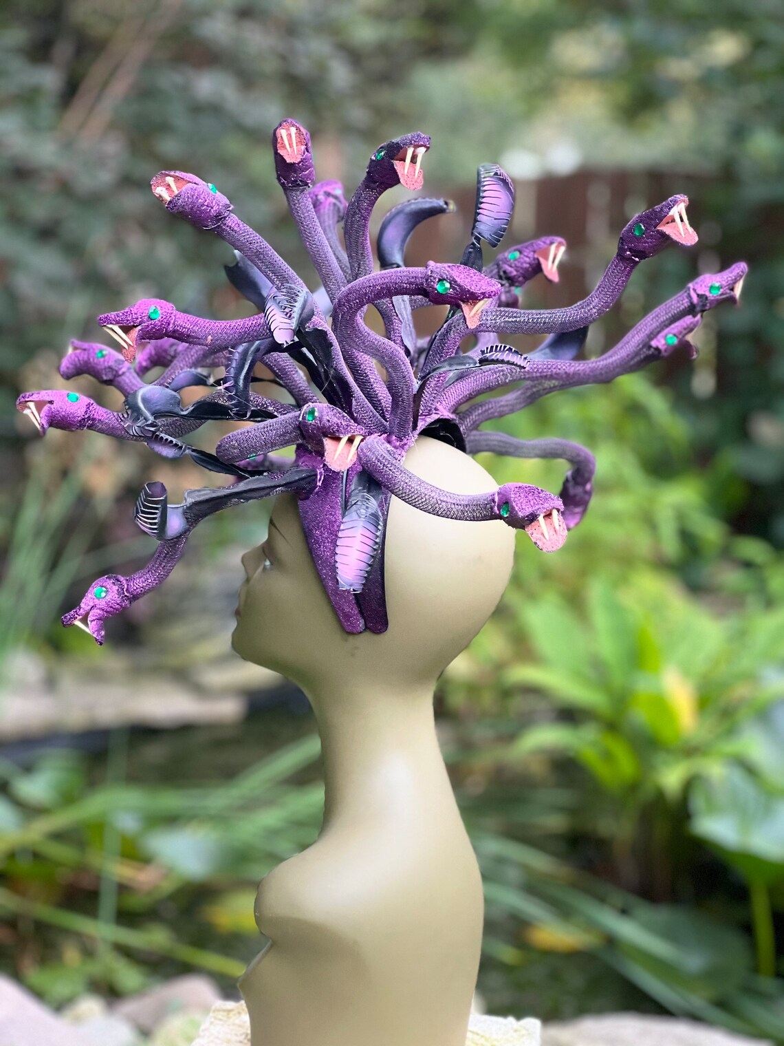 MADE TO ORDER 10 to 30 Days Medusa & Venus Flytrap Headpiece, Snake ...