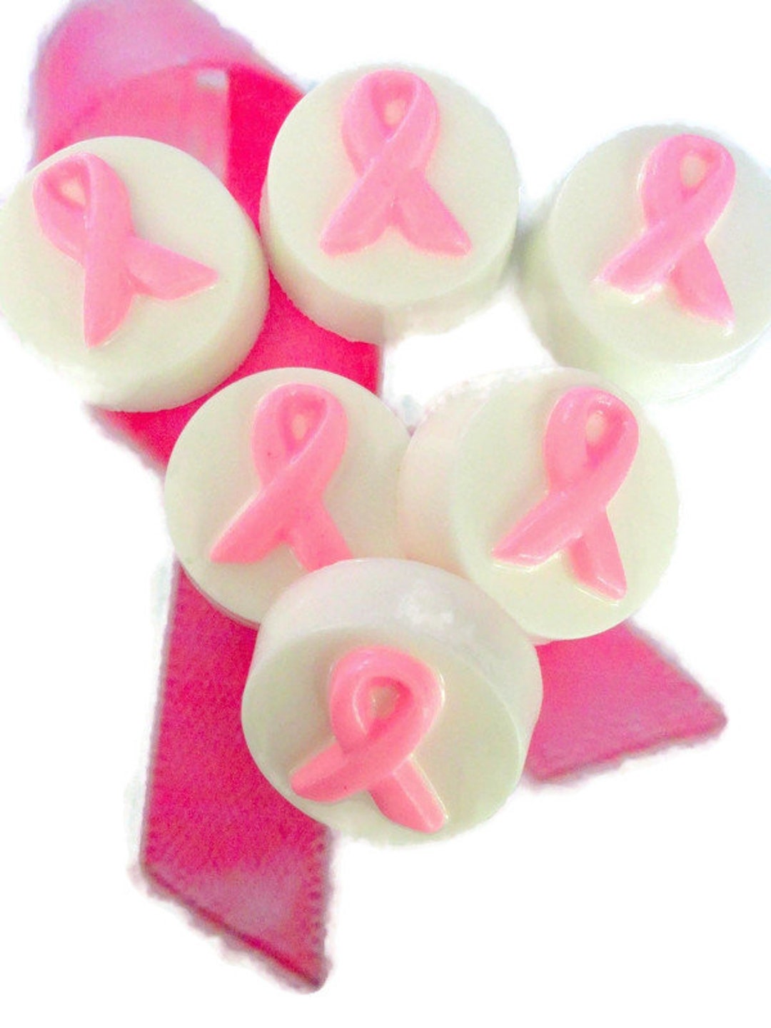 Custom Breast Cancer Soap, Set of 10, Awareness Soap Favors, Pink ...