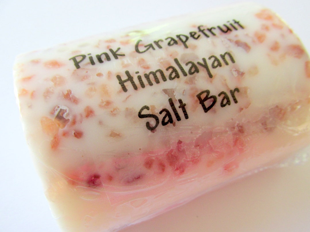 Salt Bar Soap Himalayan Salt Bar, Pink Grapefruit Artisan Soap ...