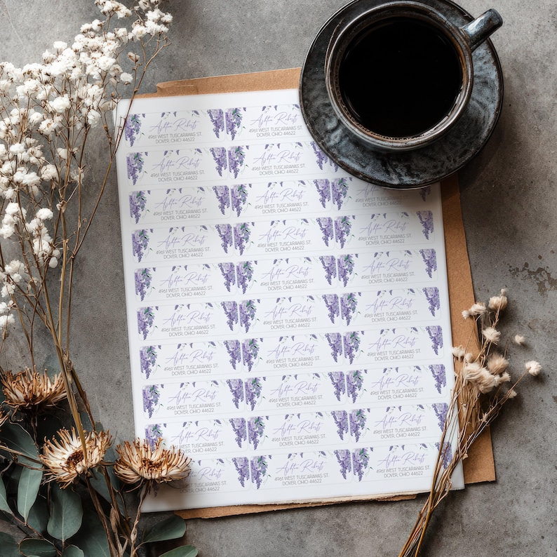 Return Address Label Template • Editable in Templett • Avery 5160 • 1×2 ...