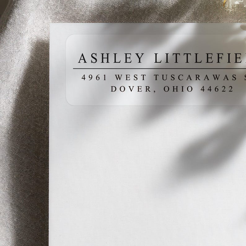 Return Address Label Template • Editable in Templett • Avery 5160 • 1×2 ...