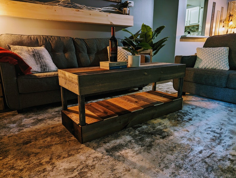 Rustic Pallet Board Coffee Table - Etsy