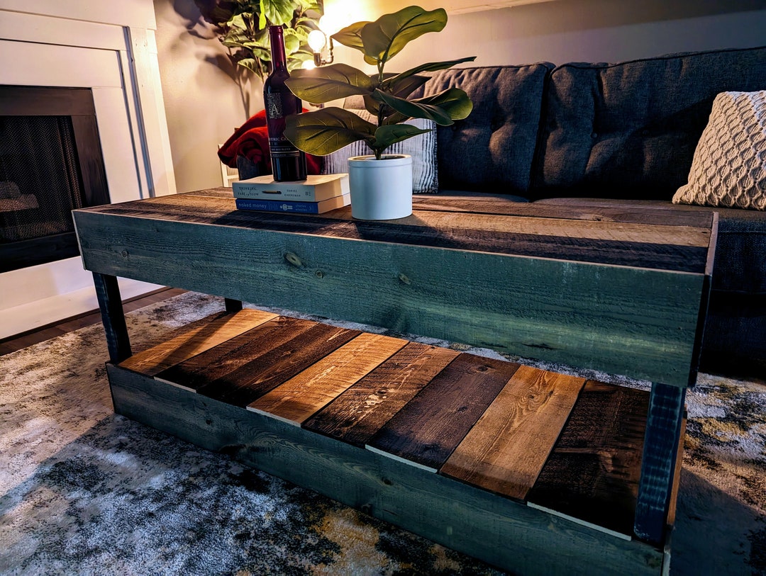Rustic Pallet Board Coffee Table - Etsy