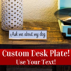 Custom Engraved Deskplates | Personalized Name Plate | Choose Your ...