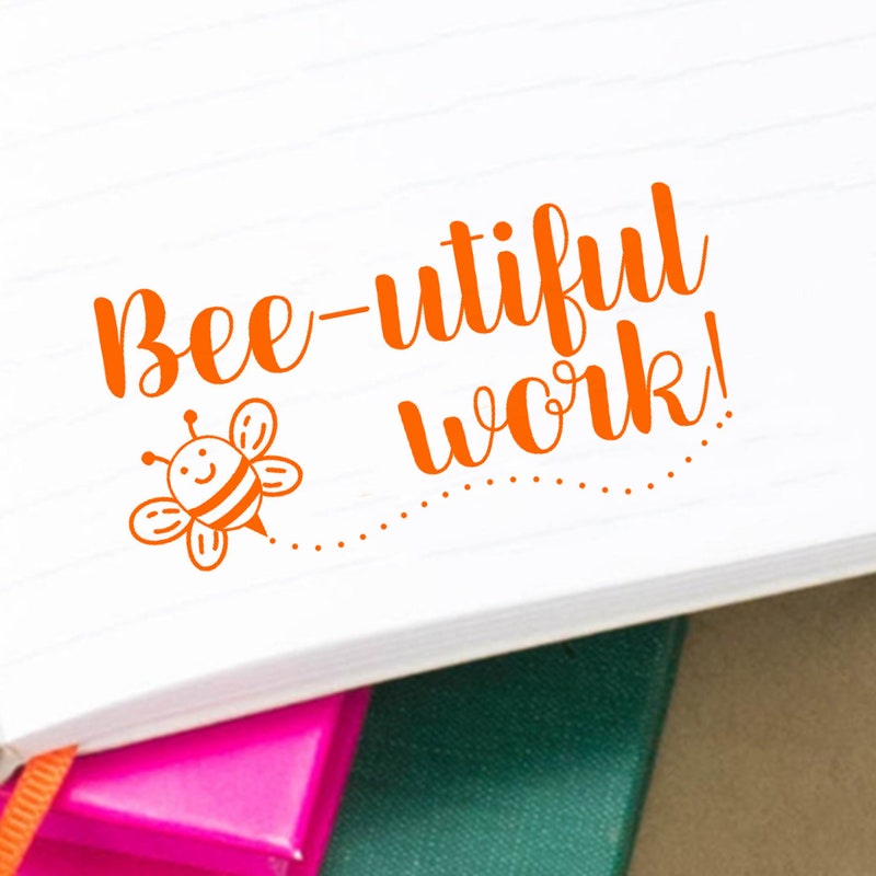 Bee Rubber Stamp - Etsy