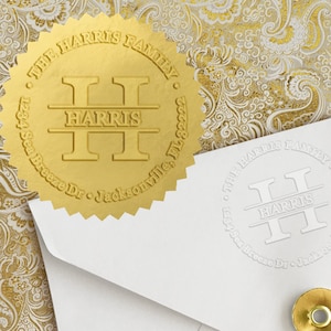 Custom Embosser, Monogram Embosser, Personalized Embossing Seal ...