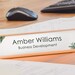 Plant Corners Desk Name Plate, Desk Plaque for Plant Lover, Custom Name ...
