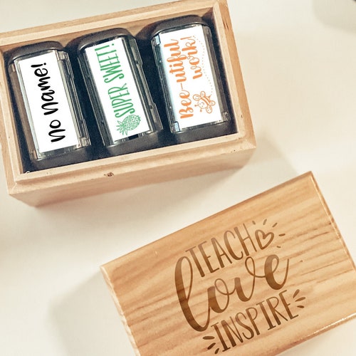 Custom Teacher Name Pencil Sticker Cute Gift for Teachers | Etsy