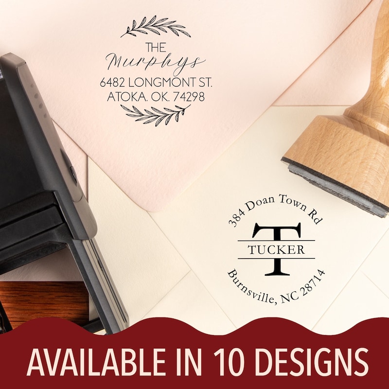 Address Stamp Not Married - Etsy