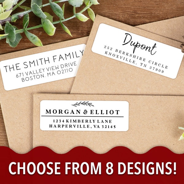 Name and Address Labels - Etsy