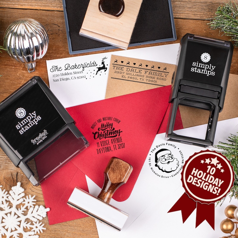 Holiday Stamps - Etsy
