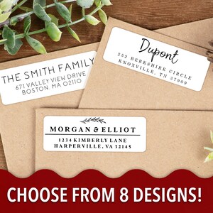 Custom Return Address Labels Personalized Return Address Stickers - Etsy