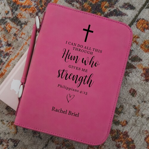 Personalized Bible Cover With Custom Embroidery - Etsy