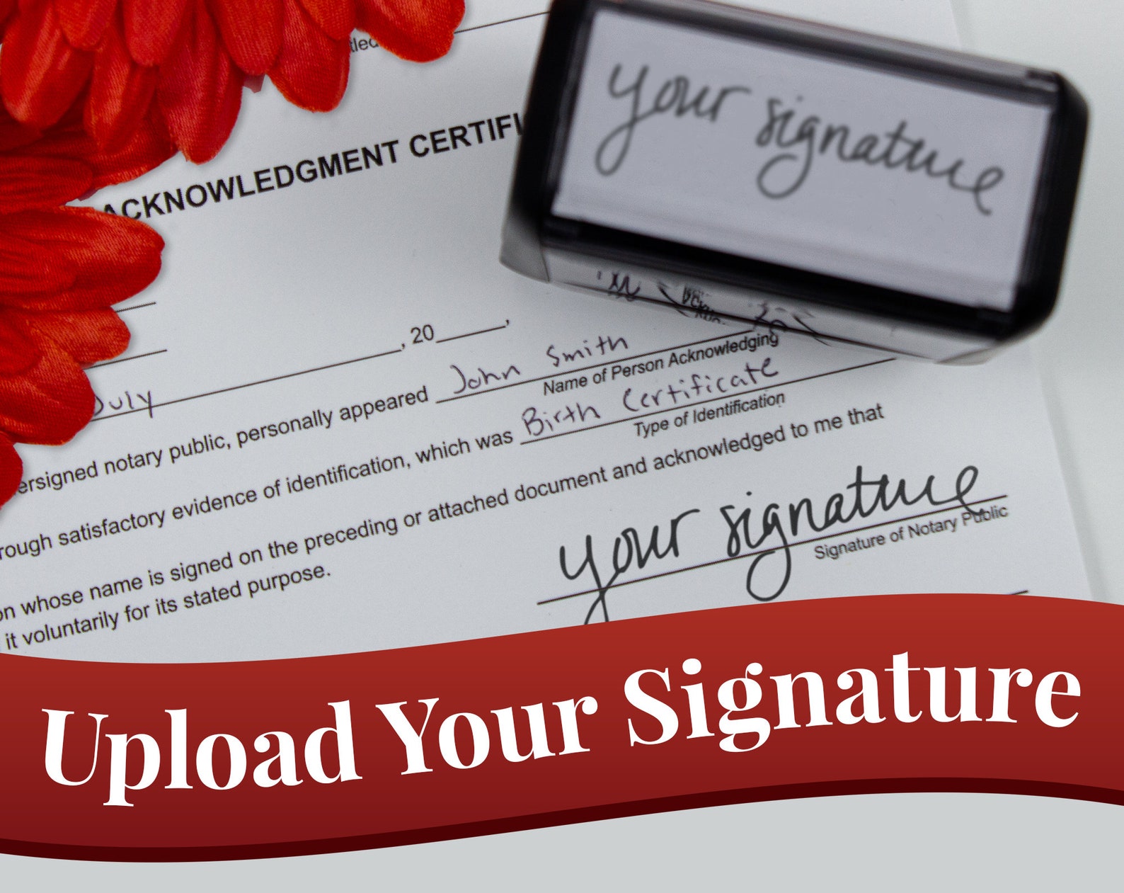 Personalized Signature Stamp Self Inking Signature Stamp - Etsy