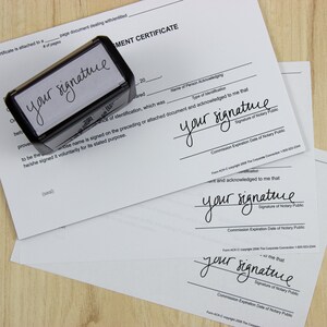 Personalized Signature Stamp Self Inking Signature Stamp - Etsy